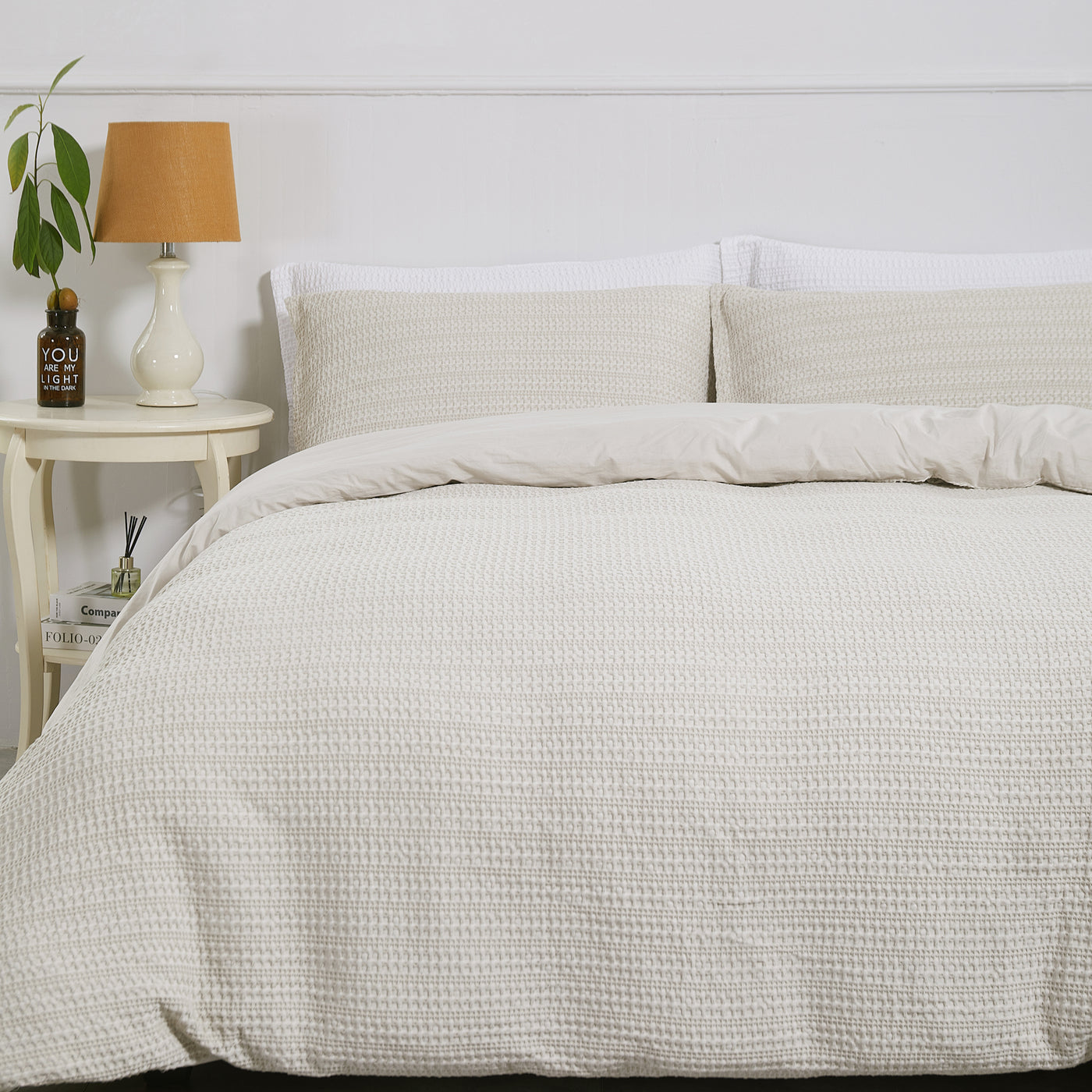 Solene Flax Duvet Cover Set
