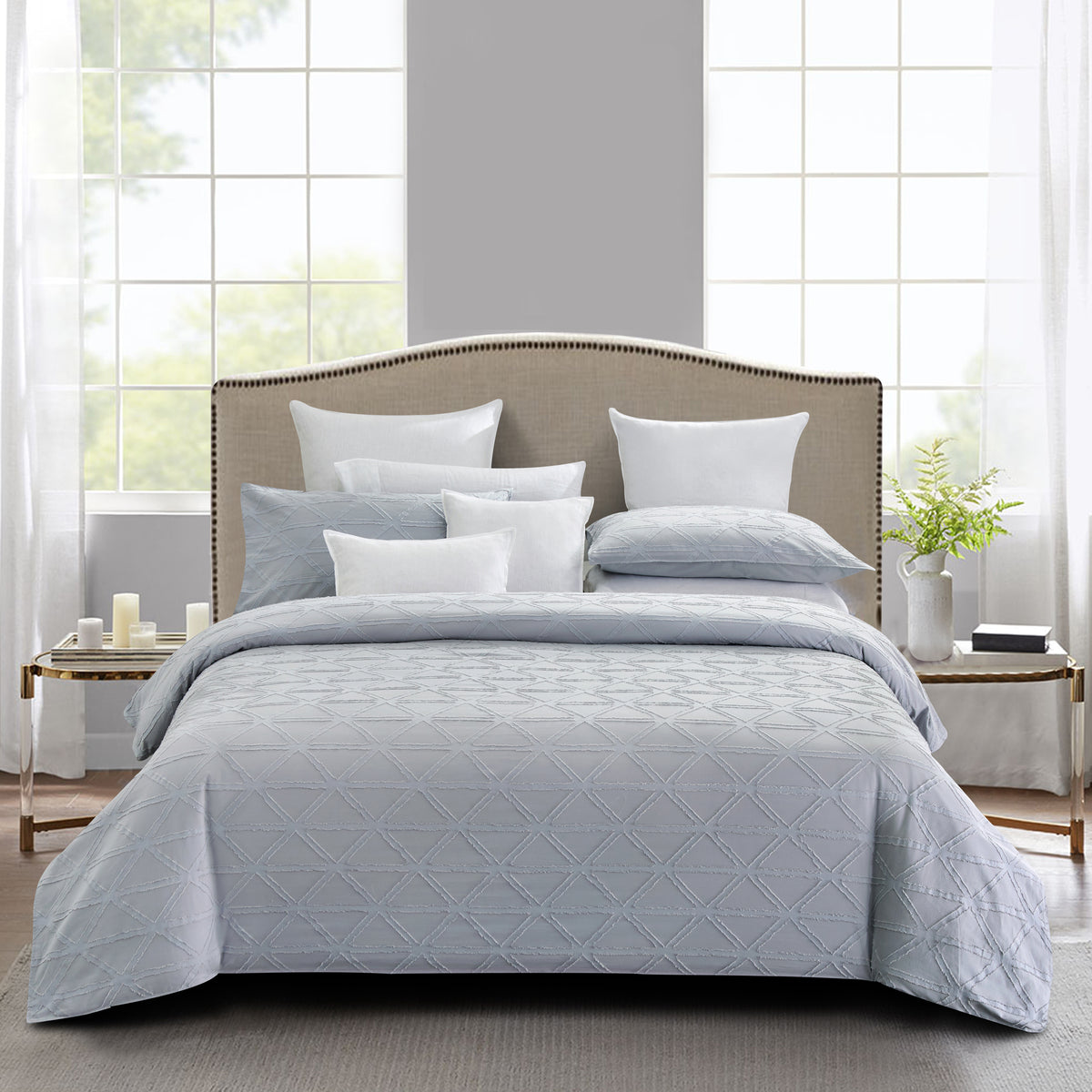 Stella Grey Duvet Cover Set