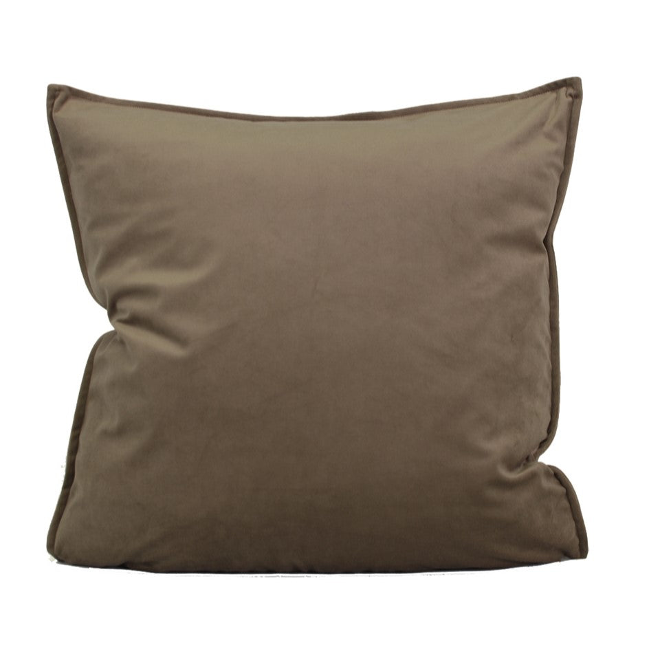 Coffee Dutch Velvet Cushion